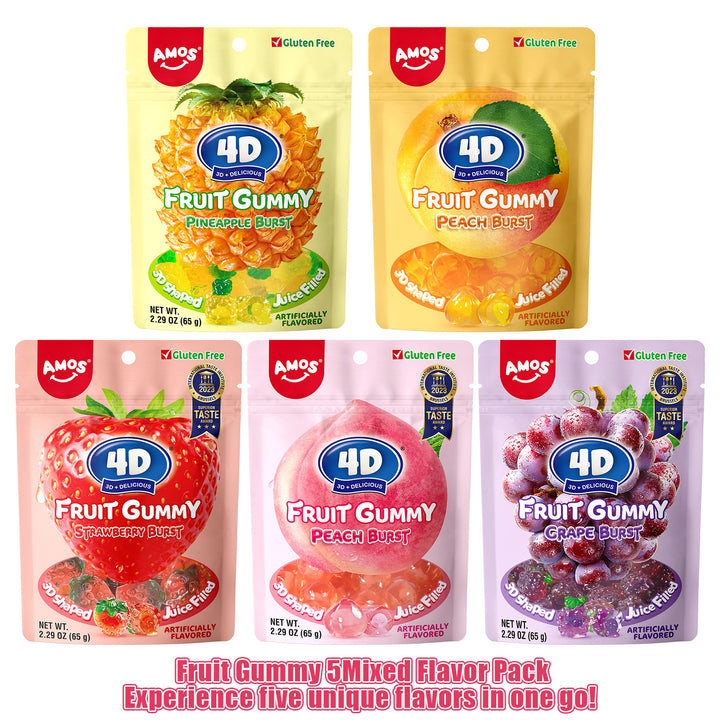 Amos 4D Fruit Gummy Burst – Amos Sweets