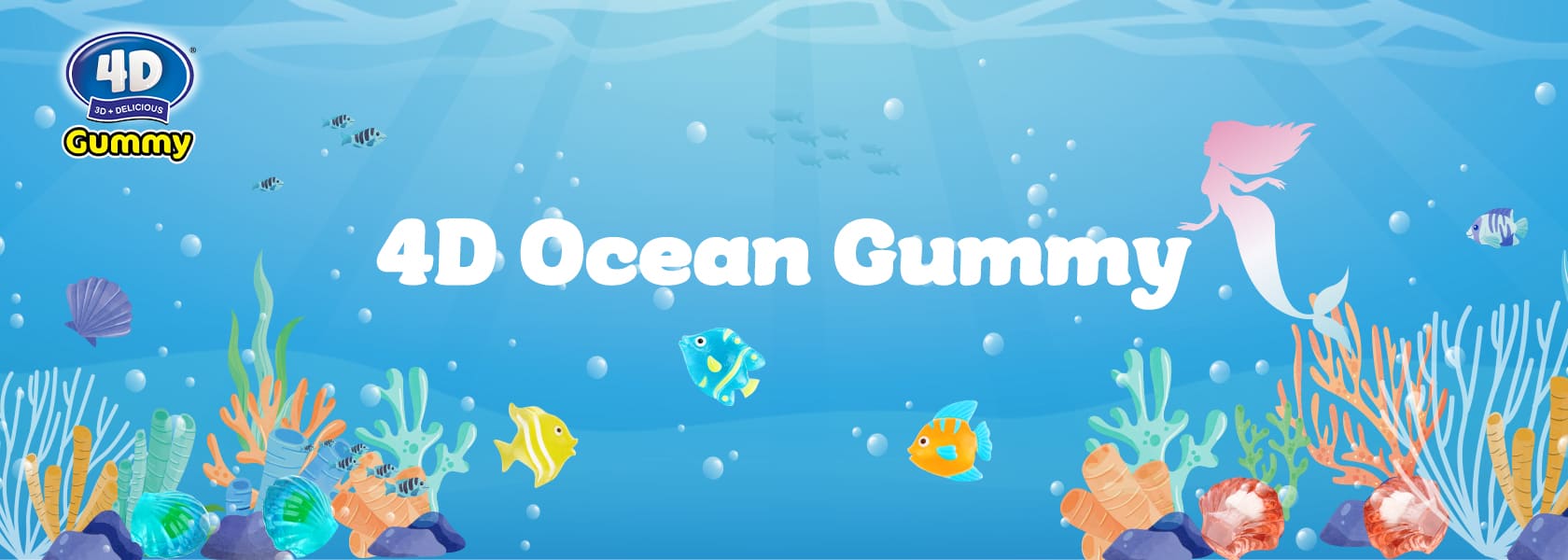 4D Ocean Gummy - Mermaid Jewels Gummy – Amos Sweets