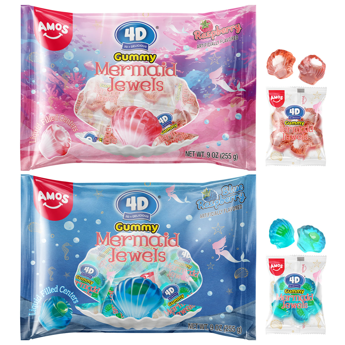 4D Ocean Gummy - Mermaid Jewels Gummy – Amos Sweets