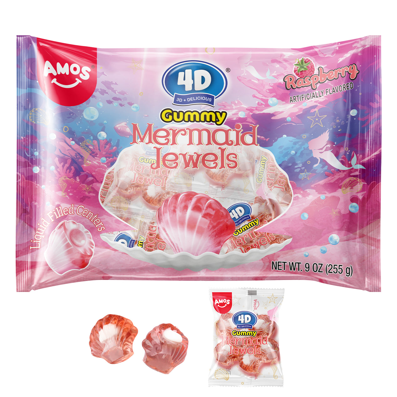 4D Ocean Gummy - Mermaid Jewels Gummy – Amos Sweets