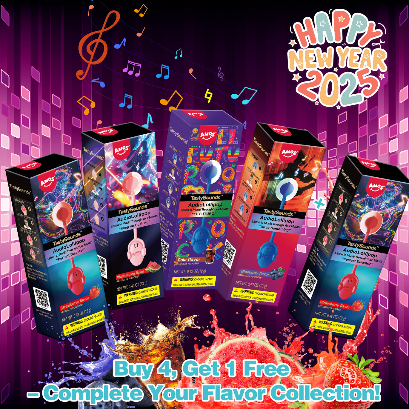 TastySounds - Music Lollipop – Amos Sweets