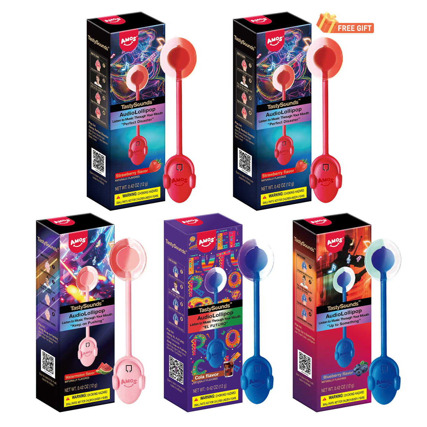 TastySounds - Music Lollipop – Amos Sweets